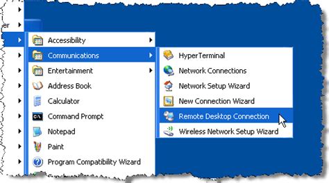 Remotely Accessing A Windows XP Or Windows Server Computer