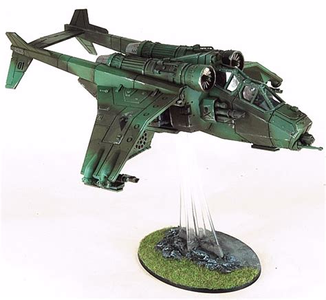 Warren Hudson Modelling Warhammer 40k Valkyrie