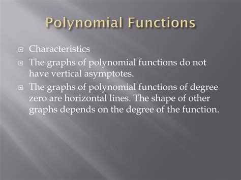 PPT Polynomial Functions PowerPoint Presentation Free Download ID