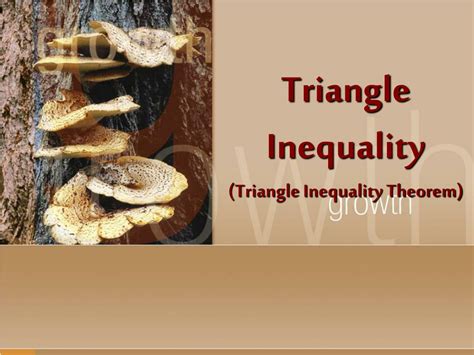 PPT Triangle Inequality Triangle Inequality Theorem PowerPoint Presentation ID
