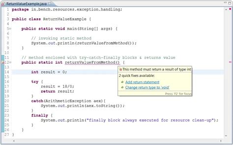 Java Returning Value From Method Having Try Catch Finally Blocks Benchresourcesnet