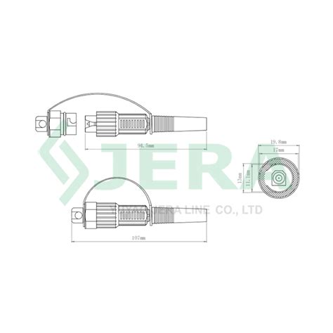 Hardened Mini Sc Apc Patch Cord