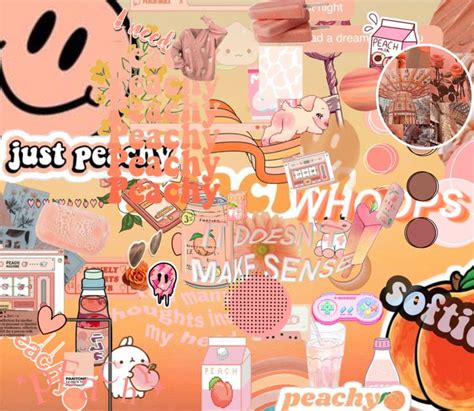 Peachy Aesthetic Cute Orange Wallpaper Aesthetic Wallpaper Peach Cute