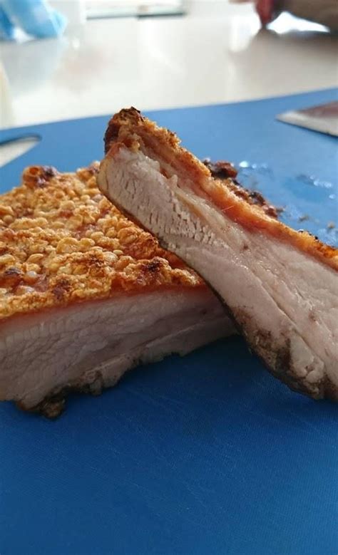 [homemade] Chinese Roast Pork Siu Yok R Food