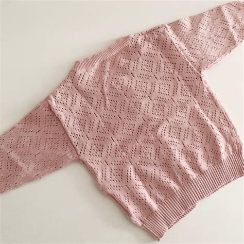 楽天市場透かし編み ニット カーディガン 女の子 トップス 長袖 かぎ編み 春 夏 秋 冬 70 80 90 100 110 プレゼント