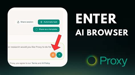 How To Enter Browser In Proxy Ai Agent Youtube