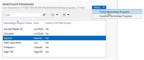 Adding An Application To The Home Page