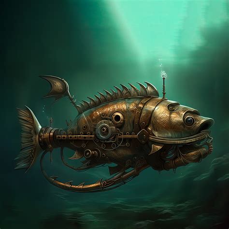 Steampunk Fish Behance
