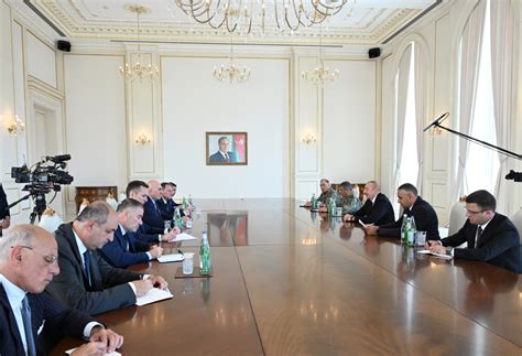 President Ilham Aliyev Received Delegation Led By Minister Of Defense