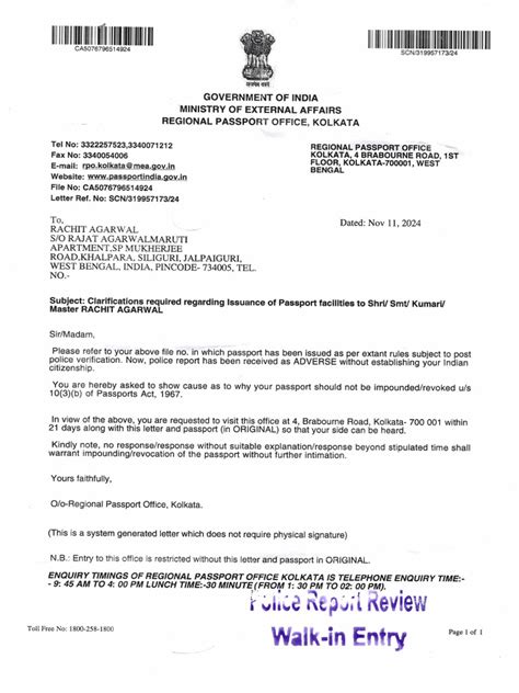 Passport Document Pdf
