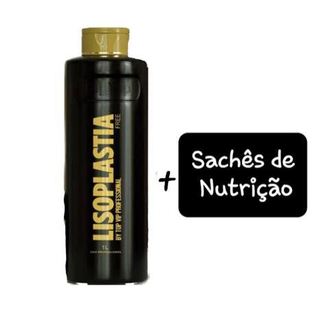 Escova Progressiva Lisoplastia Free Sem Formol Top Vip L Shopee Brasil