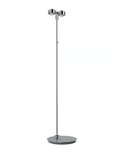 Top Light Leuchten Puk Mini Floor Mini Twin Lichtfarbe Weiß Chrome