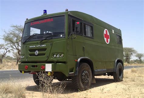 Indian Army Has Ordered 825 Ashok Leyland Ambulance 4×4