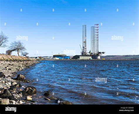 Dh INVERGORDON ROSS CROMARTY Oil Rig Repair Base Facility Depot Stock