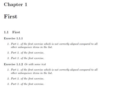 Alignment Problem When Using Enumerate With The Answers Package Tex