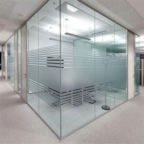 12mm Frameless Office Glass Partitions At ₹ 350sq Ft Glass