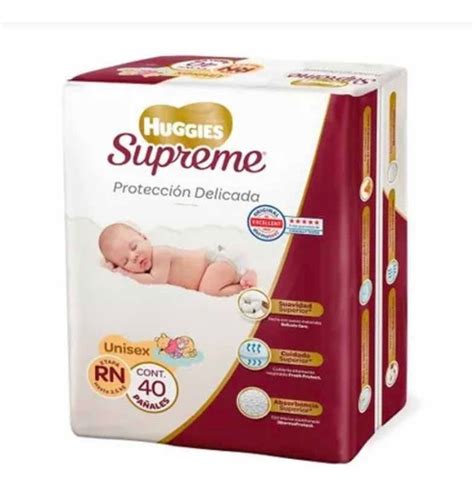 Pañales Huggies Supreme Etapa Rn Unisex P 40 U Envío Gratis