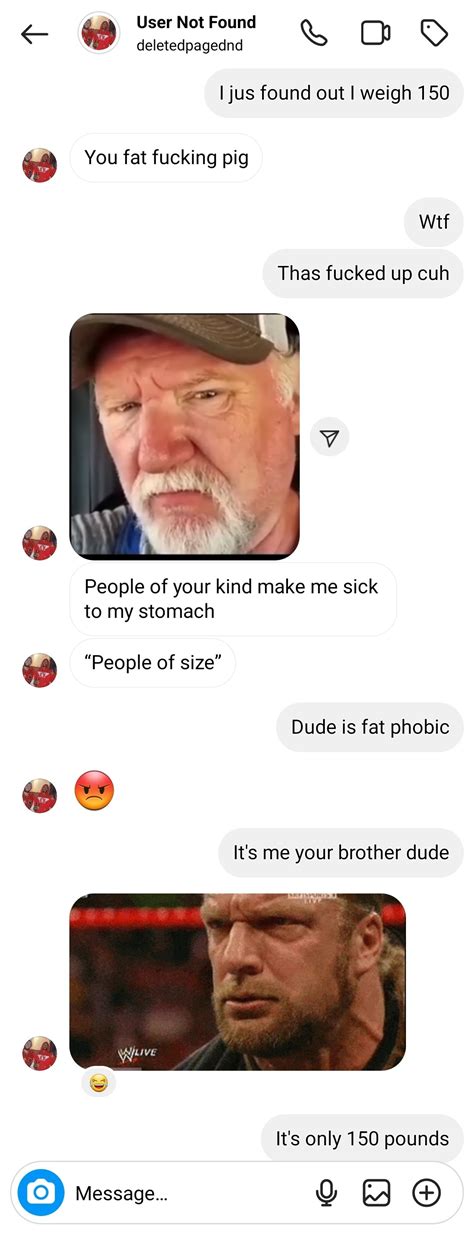 Bro Doesnt Like People Of Size Rfunny