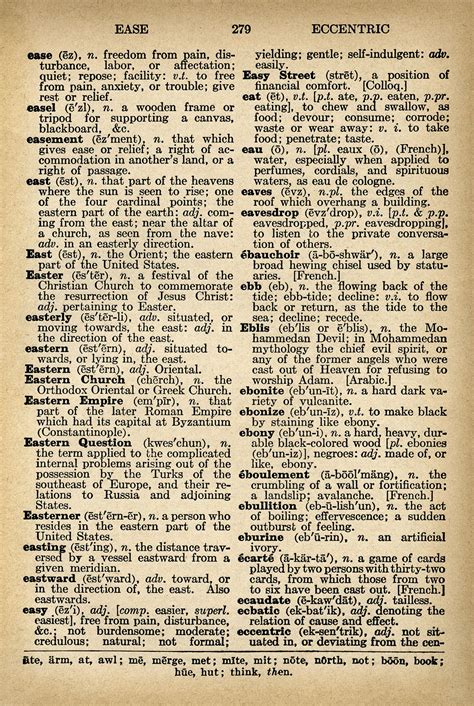 Easter ~ Free Vintage Dictionary Page Vintage Words Vintage
