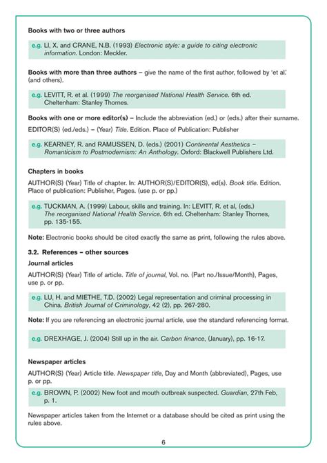 Harvard Style Referencing Sample From Essay