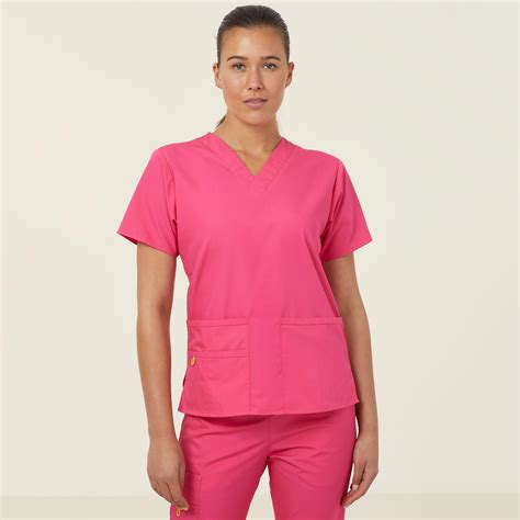 Wonderwink Origins Scrub Top Bravo Pink Nnt Uniforms