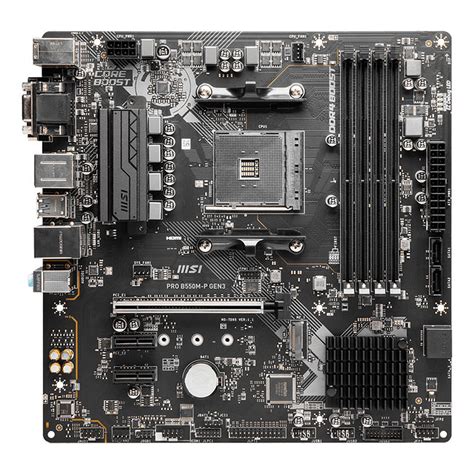 MSI PRO B550M P GEN3 Scheda Madre LDLC Misericordia