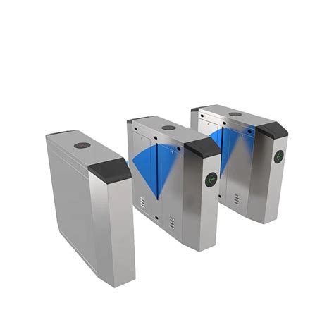 High Security Rfid Face Recognition Fingerprint Access Control Flap Turnstile Barrier Gate For
