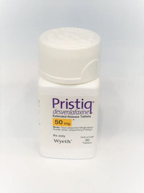 Pristiq 50mg 30 Tab Gardenia Pharmacy Desvenlafaxine