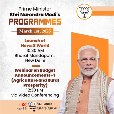 A Look At Prime Minister Shri Narendra Modis Programmes On March 1st