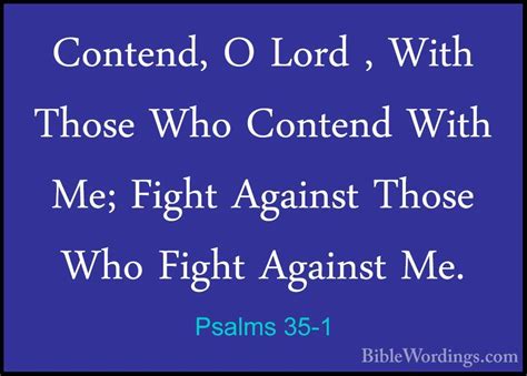 Psalms 35 Holy Bible English