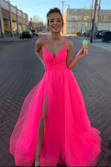 Hot Pink Prom Dress