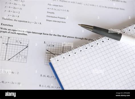 Handwriting Of Geometrical Tasks On Examination Practice Quiz Or Test