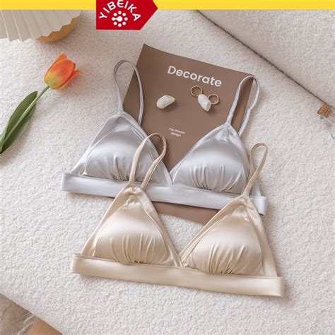 Yibeika Summer Double Sided Silk Underwear Small Breast French Triangle