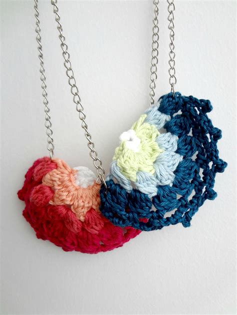 Crocheted Doily Diy Necklace