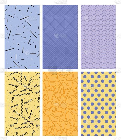 纹理图案六种颜色