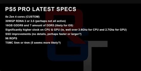 Playstation 5 Pro With More Power Specs Leaked