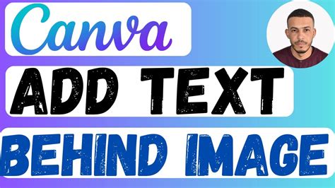 How To Add Text Behind Image In Canva Canva Tutorial For Beginners