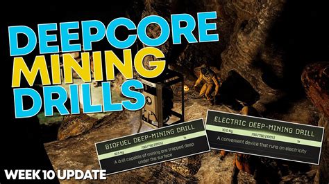 Deep Core Mining Drills Week 10 Icarus Patch Notes Youtube