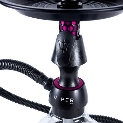 Narguile Pequeno Sv Triton Hookah Viper Rosa Lótus Hookah Shop