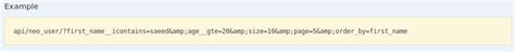 Escaping Django Swagger Special Character Escape Documentation