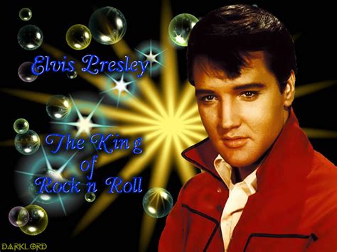 Elvisking Of Rock And Roll Elvis Presley Wallpaper 10252943 Fanpop