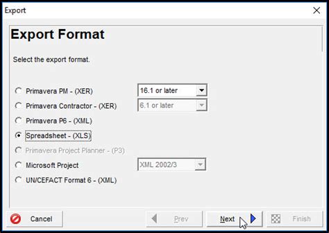 Using The Primavera P6 XLS Export And Import For Status Updates