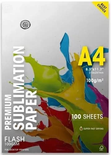 Papel Sublimático Globinho 100 Folhas A4 Original Full Parcelamento