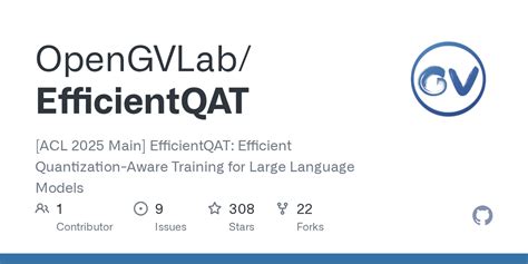 Github Opengvlabefficientqat Acl 2025 Main Efficientqat Efficient Quantization Aware