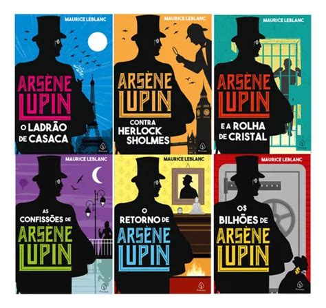 Coleção Arsène Lupin 6 Vol De Maurice Leblanc Vol 1 Editora Kit