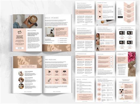 Virtual Assistant Client Welcome Packet Onboarding Template Canva Template Social Media Manager