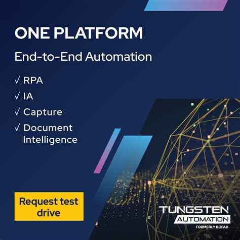 Tungsten Automation On Linkedin Request A Demo Intelligent Automation Platform