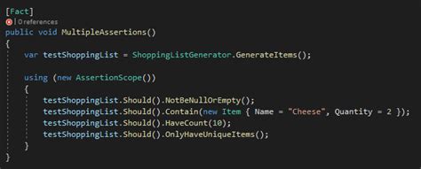 Using Assertion Scopes To Execute Multiple Assertions In C Will Velida