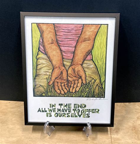 For Our Missing Custom Black Frame 12x17 Poster Art For Social