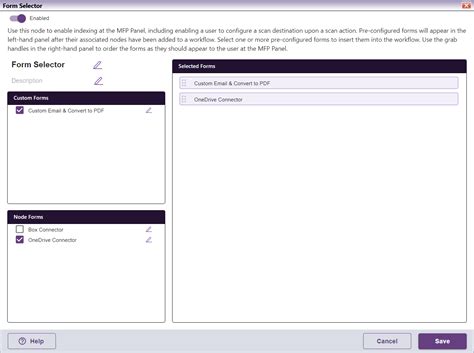 Form Selector